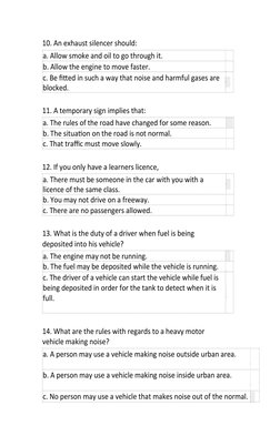 K53 Road Rules and Vehicle Regulations | PDF | Traffic | Intersection ...