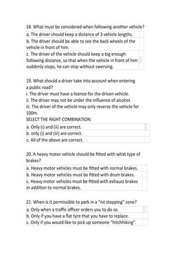K53 Road Rules and Vehicle Regulations | PDF | Traffic | Intersection ...