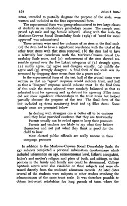 Rotter's 1967 Interpersonal Trust Scale | PDF | Standard Deviation ...