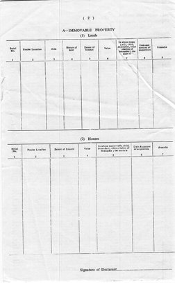 Asset Statement Form 34A | PDF