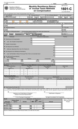 Monthly Remittance Return 1601-C Guide | PDF | Withholding Tax | Taxation