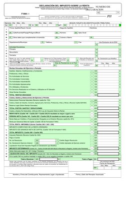 Guía para Llenar Formulario F11 El Salvador | PDF | Impuesto sobre la ...