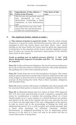 Perjury Application Under Section 340 CrPC | PDF | Discovery (Law ...