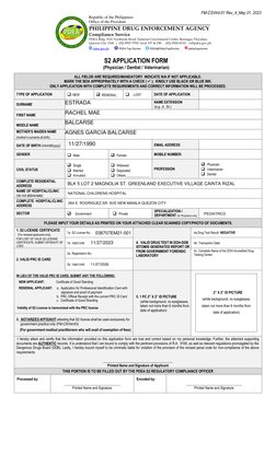 S2 License Application Form Guide | PDF | Identity Document ...