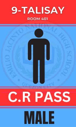 CR Pass Template for Students | PDF