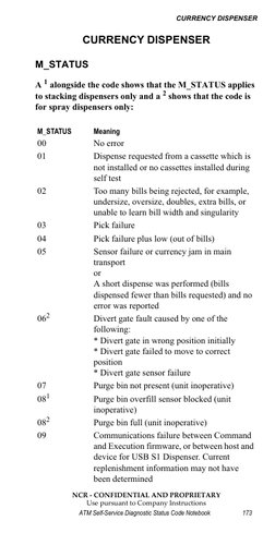 NCR ATM Error Codes Overview | PDF | Automated Teller Machine | Bit