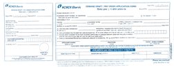 ICICI Bank Demand Draft Application Form | PDF | Cheque | Banking